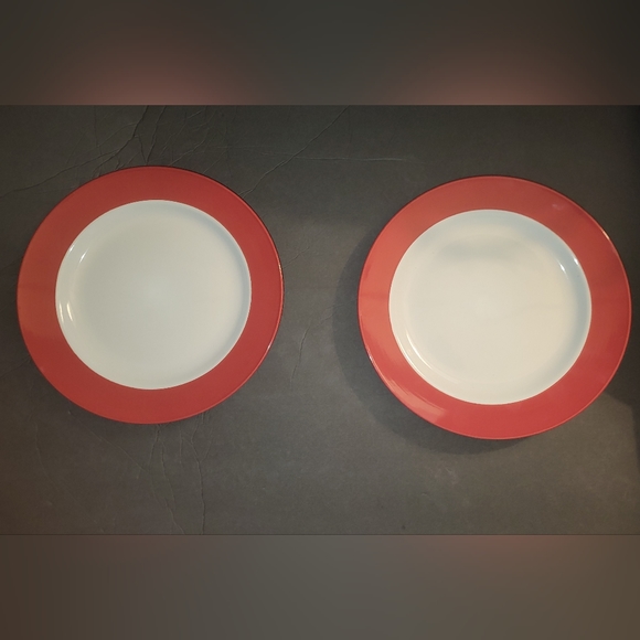 Royal Norfolk | Dining | Lot Of 4 Royal Norfolk 5 Stoneware Red White ...